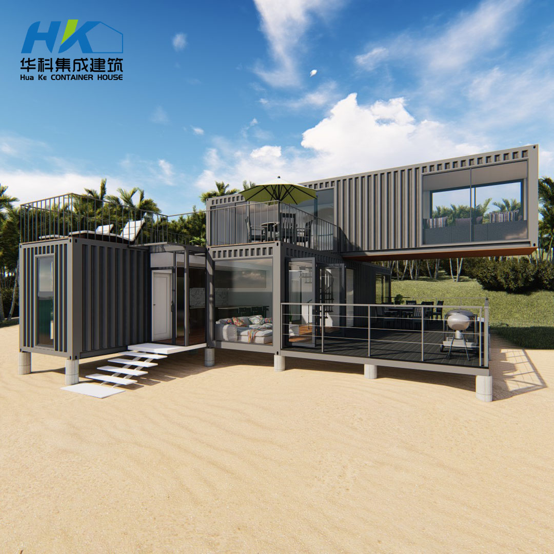 China 3*40ft Two Story Modular Prefabricated Shipping Container Home ...